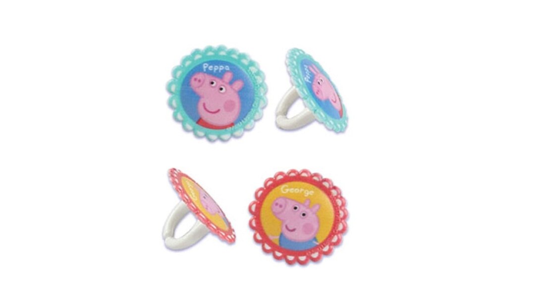 Peppa Pig Rings - Etsy