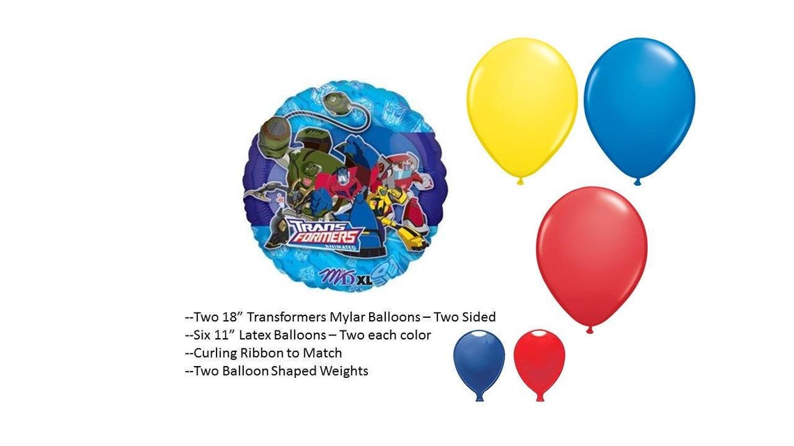 Transformers Balloon Sets - Etsy