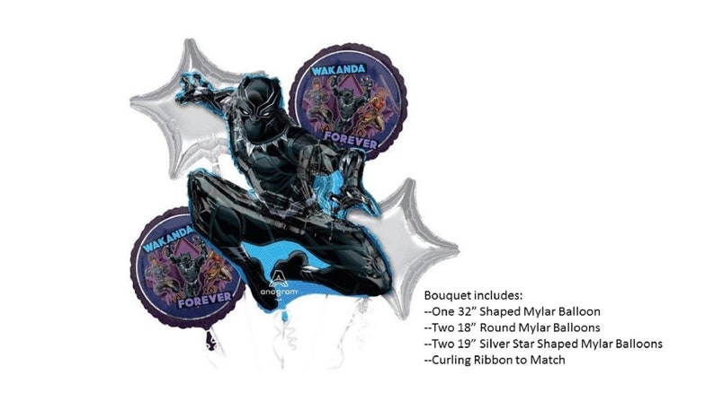 Black Panther Wakanda Forever Balloons - Etsy