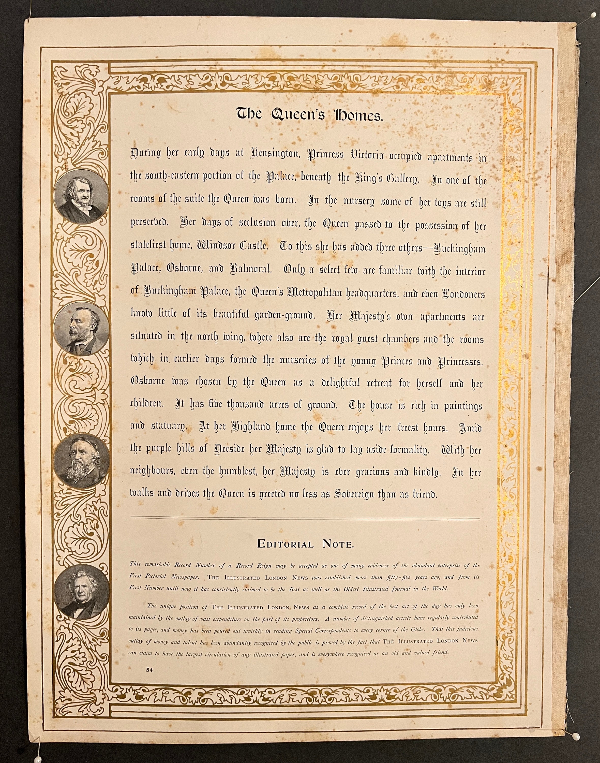 Coronation of Queen Victoria 1897 Rare Original Color Lithograph Print ...