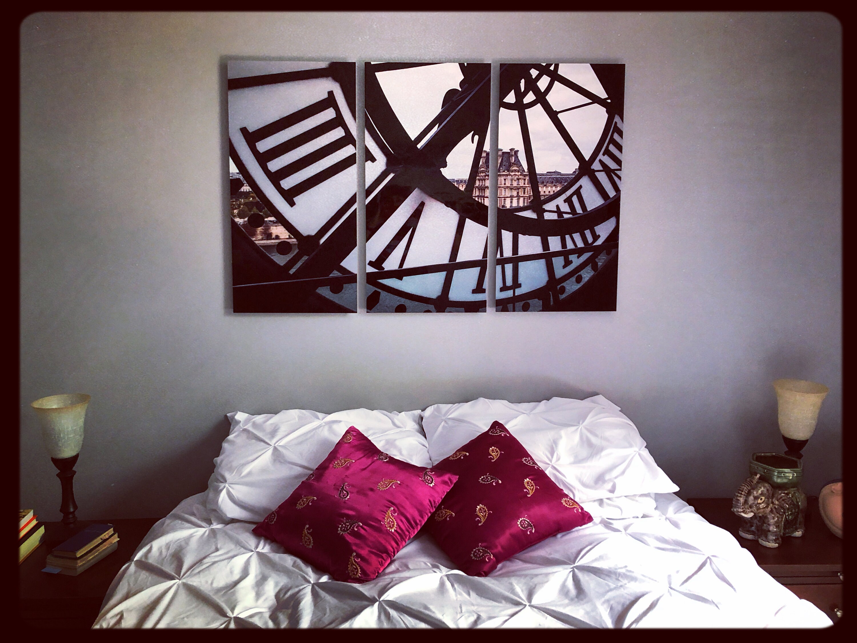 Musee D'orsay Triptych 2 France Photo Artistic Decor Clock Europe Photography Louvre Triple ...
