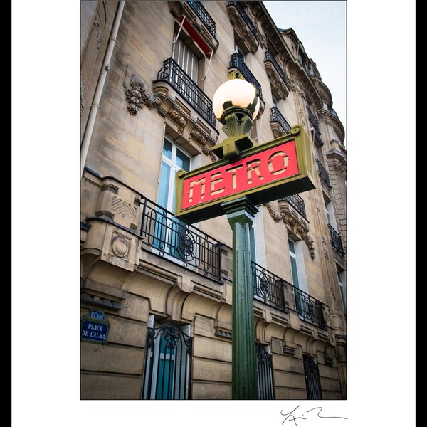 Paris Subway Sign - Etsy