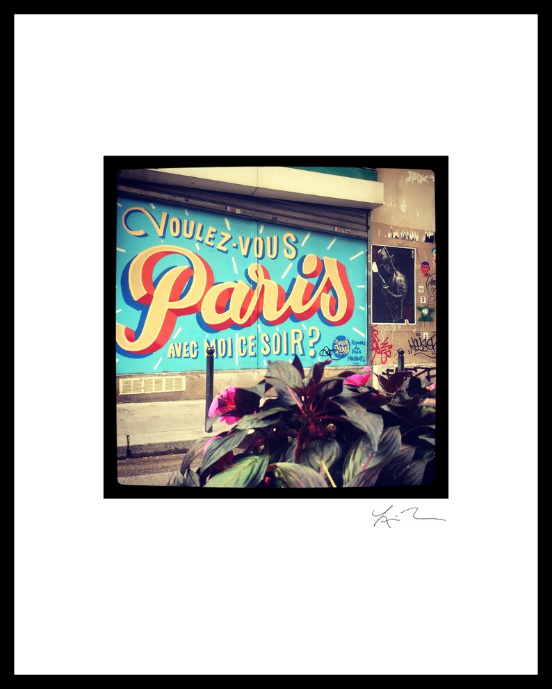 Voulez Vous Paris - France Photo Artistic Print Decor Gift Europe ...