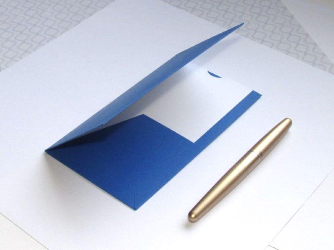 Traveler's Notebook Insert--"blue" Double-pocket Folder Insert - Etsy