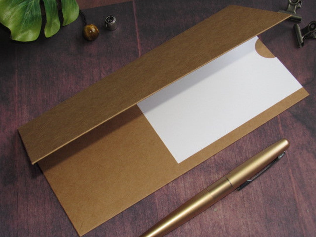 Travelers Notebook Folder Insert--kraft Paper Double-pocket Folder ...