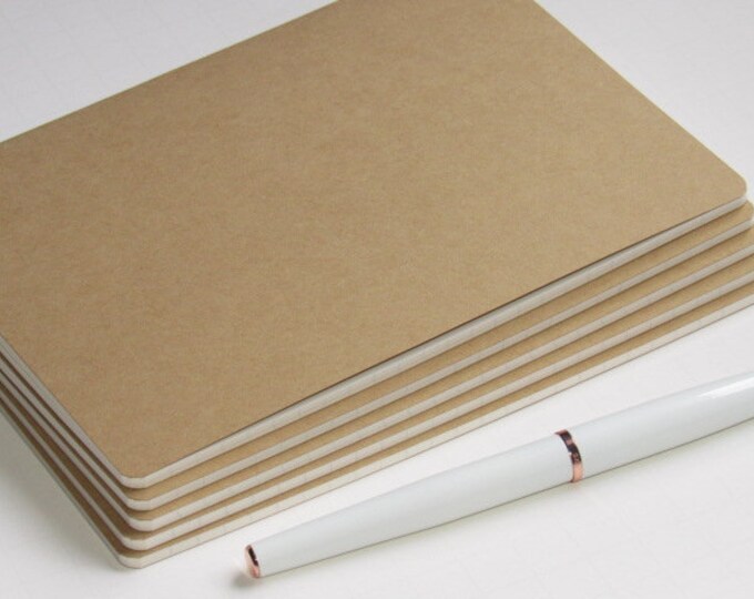 Traveler's Notebook Insertsset of 5 Kraft Paper Traveler's Notebook ...