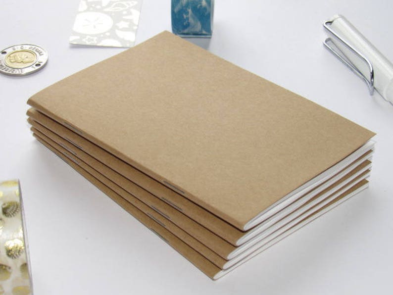 Traveler's Notebook InsertsSet of 5 Kraft Paper Inserts | Etsy