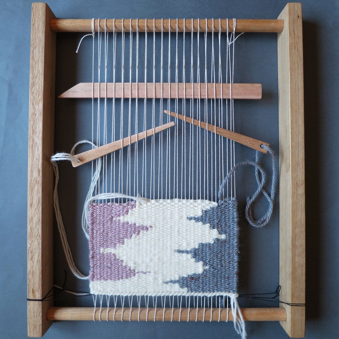 Weaving Loom Kit Weaving Frame, Shed Stick, Yarn Needle, Weaving Warp ...