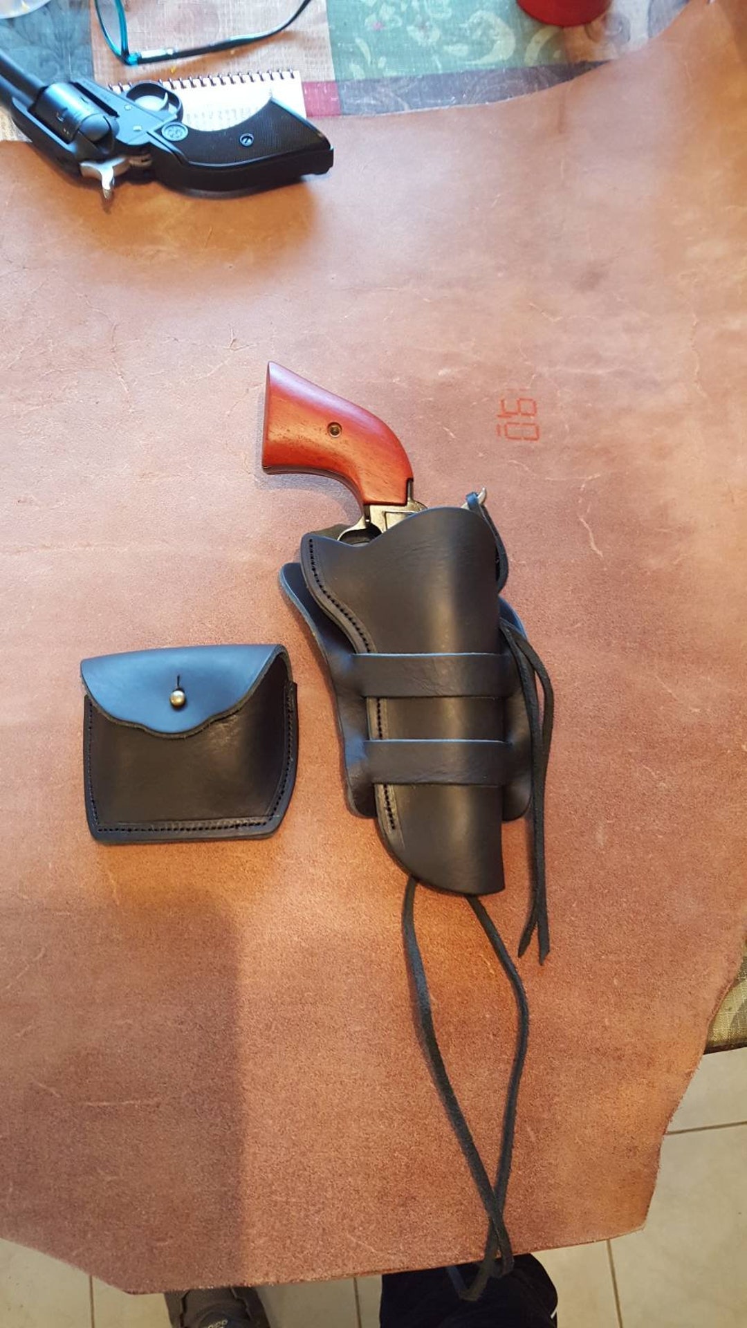 Leather Heritage Rough Rider 4.75 Cimarron SAA Model P Jr Black ...