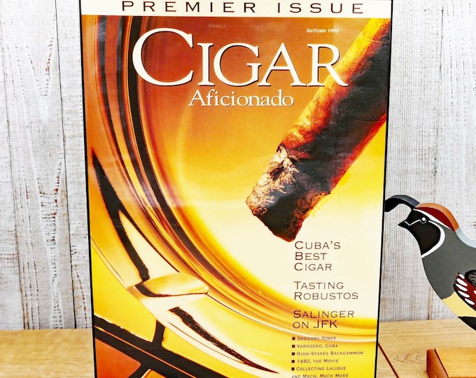 Cigar Aficionado Humidor 1992 Limited Edition Collectible Box Inaugural ...