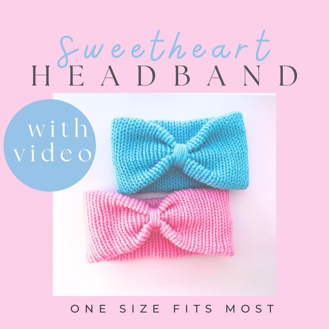 ADDI Machine Pattern, Sweetheart Headband, Addi Pattern, Knitting ...
