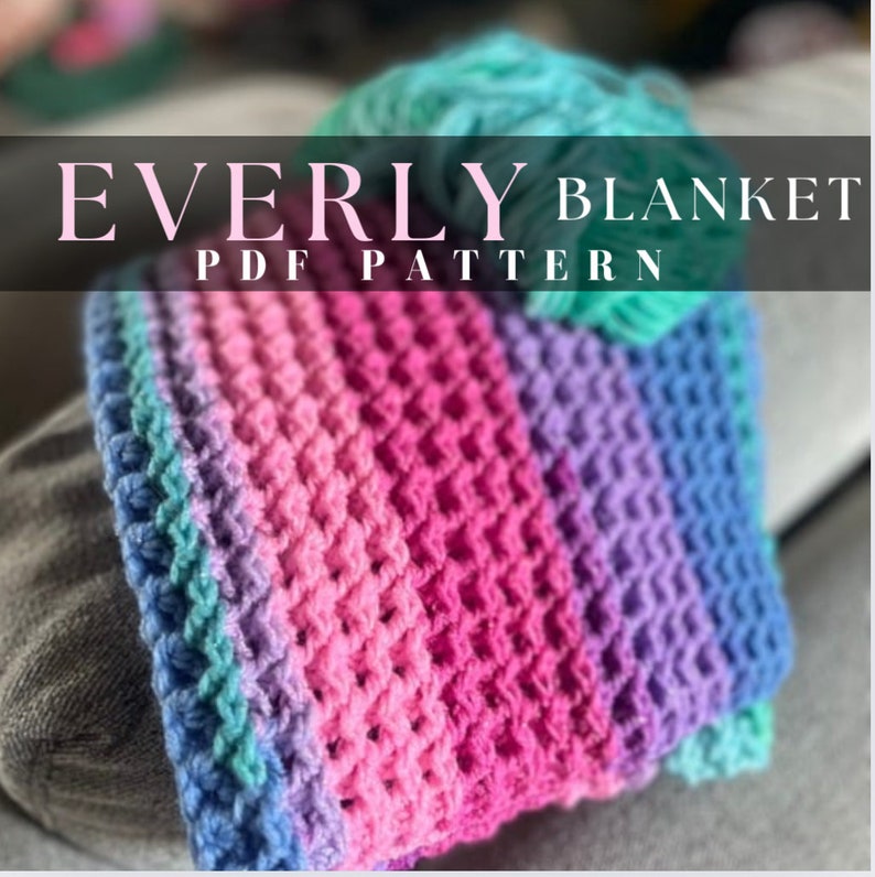 Texture Blanket Pattern, Modern Blanket, Nursery Blanket, Afghan Pattern, Child Blanket, Home ...