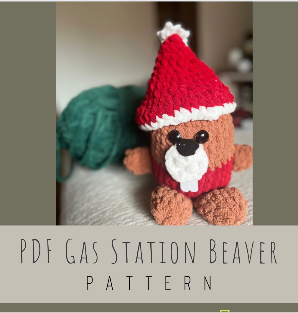 Beaver Crochet Pattern, Amigurumi Beaver Pattern, Beginner Beaver ...