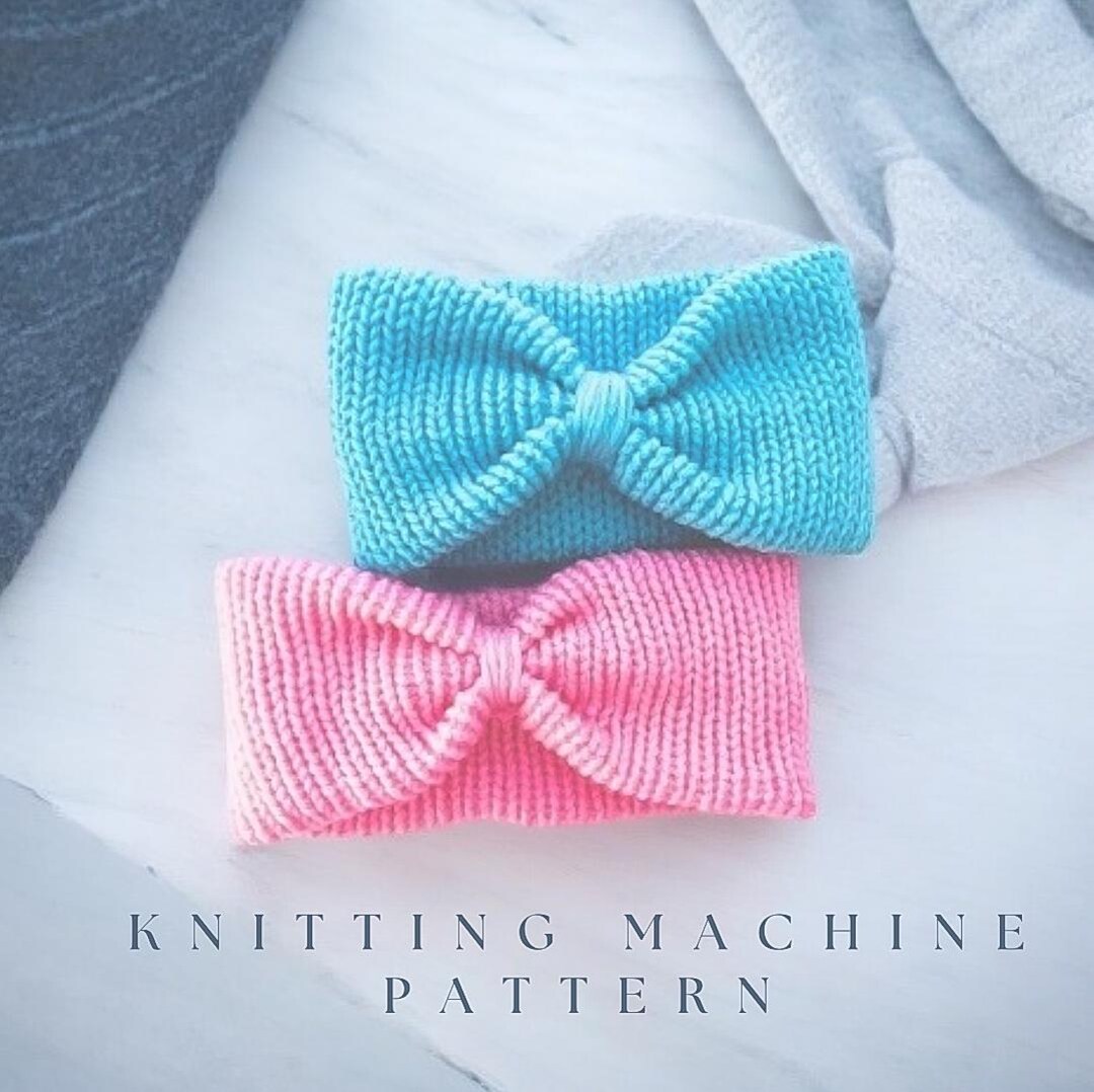 ADDI KING Machine Pattern, Sweetheart Headband, Addi Pattern, Knitting ...