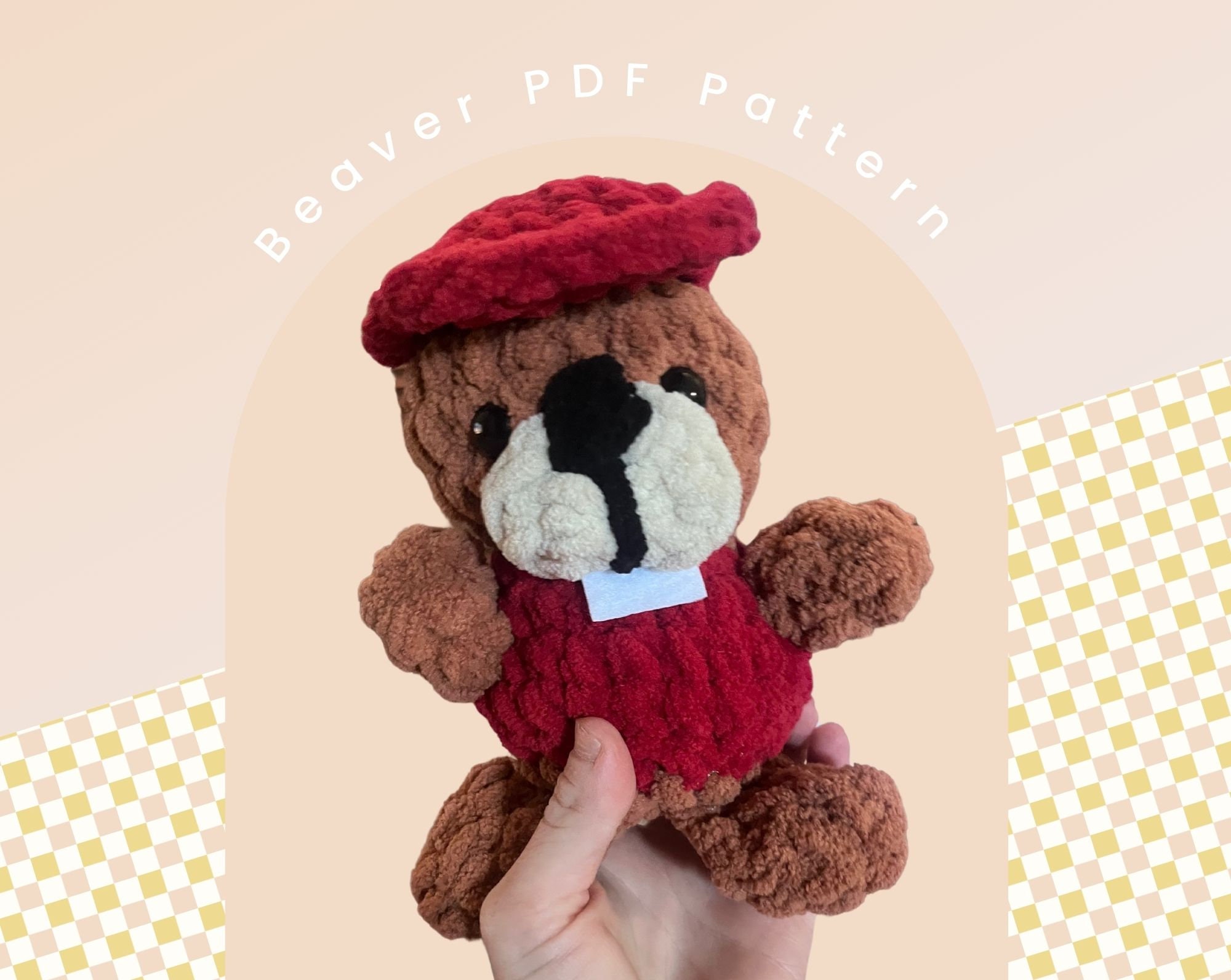 Bucee Beaver Crochet Pattern Amigurumi Gas Station Beaver - Etsy