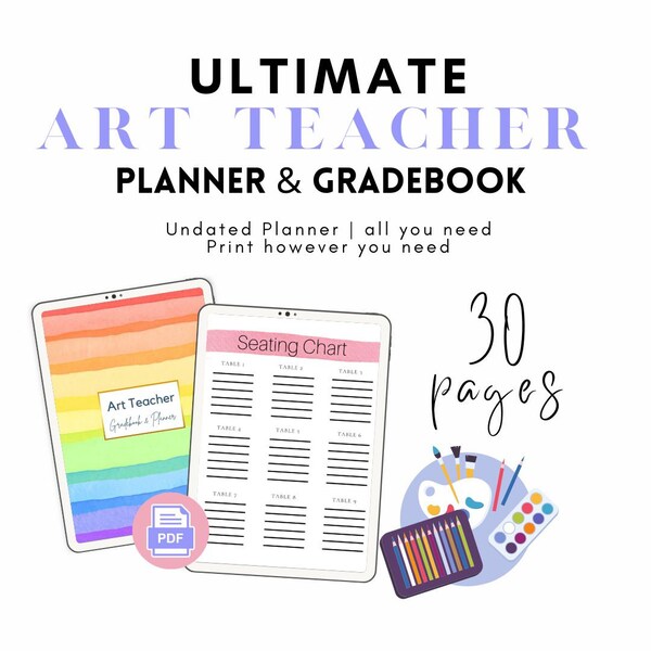 Teacher Planner - Etsy