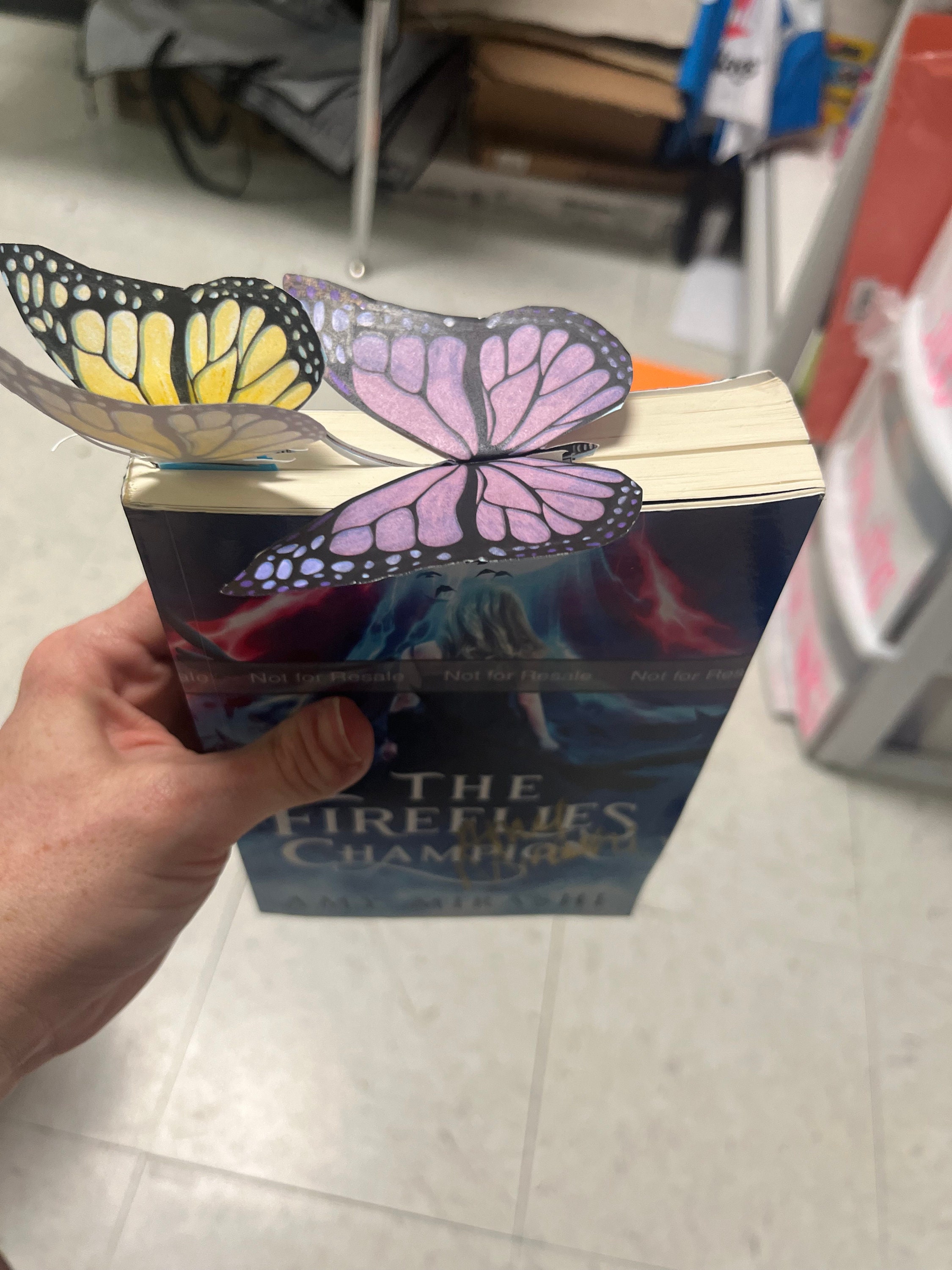 DIY Butterfly Bookmark Coloring PDF, Bookmark Craft, One Page Pdf - Etsy