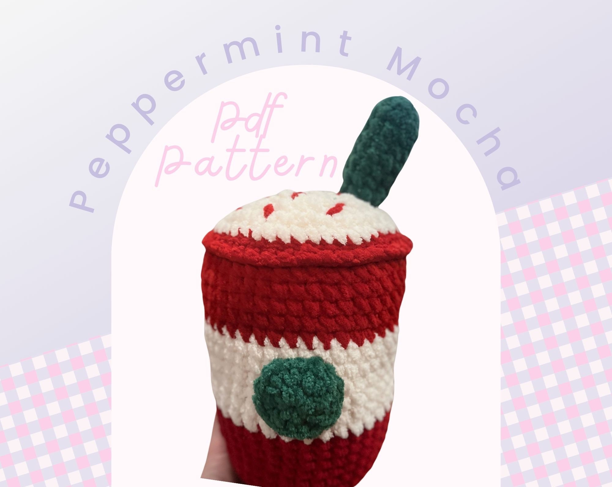 Coffee Plush Pattern, Amigurumi Coffee Pattern, Coffee Plush, Easy ...