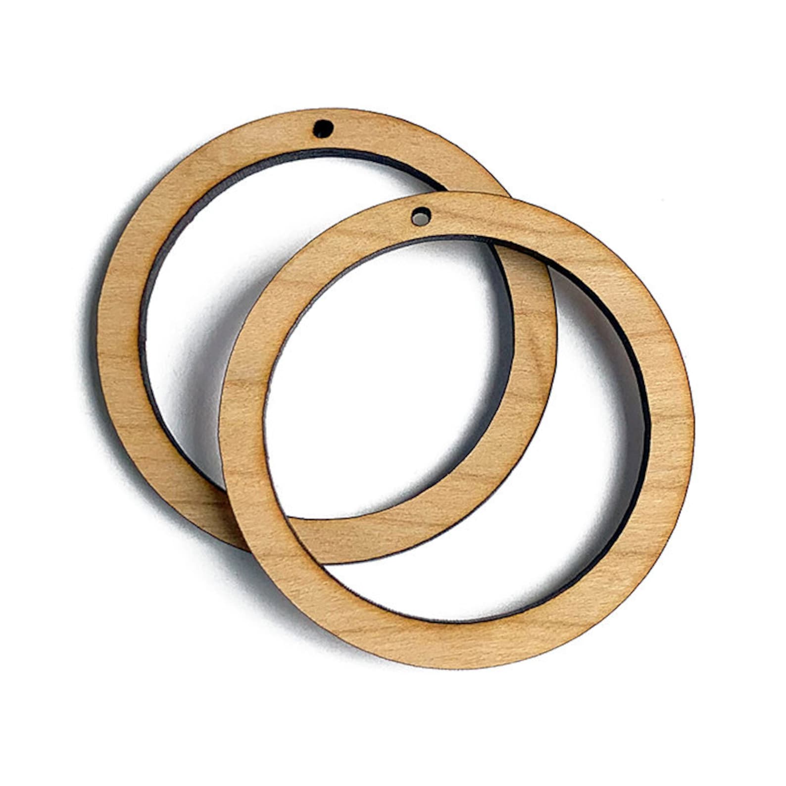 Wood Earring Blanks 50mm Wood Blanks Jewelry Blanks Drop | Etsy