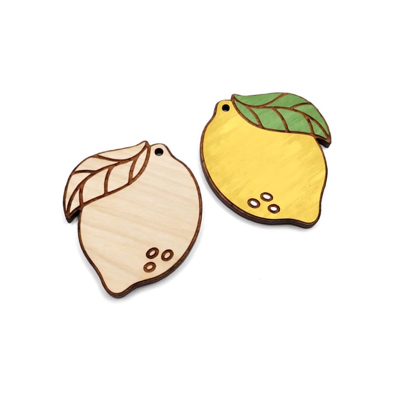 Lemon Wood Cutout - Etsy