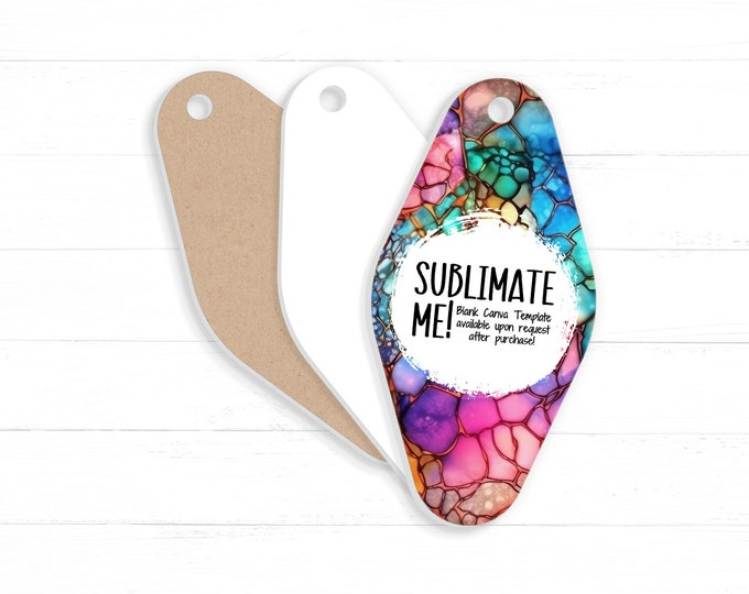 Square Blank Key Chain/ Acrylic/ Blank Key Chain/keychain Sublimation ...