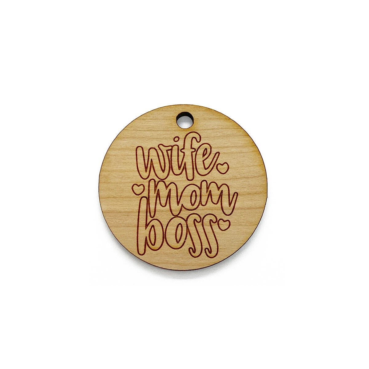 Wooden Charms Large Charms Keychain Charms Necklace Charms | Etsy