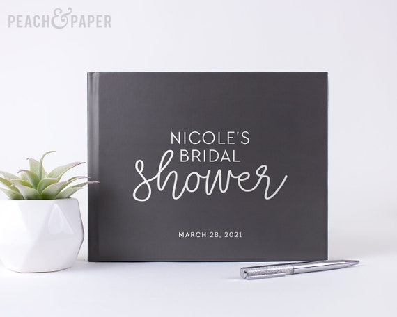 Bridal Shower Guest Book Gift Photo Album For Bride | Etsy