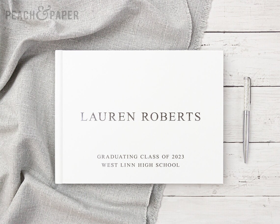 Graduation Guest Book, High School Graduation Gift for Graduating Class ...