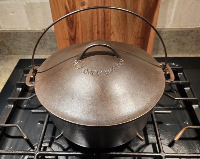 Vintage Wagner Ware #9 Cast Iron Round Roaster Dutch Oven - Etsy