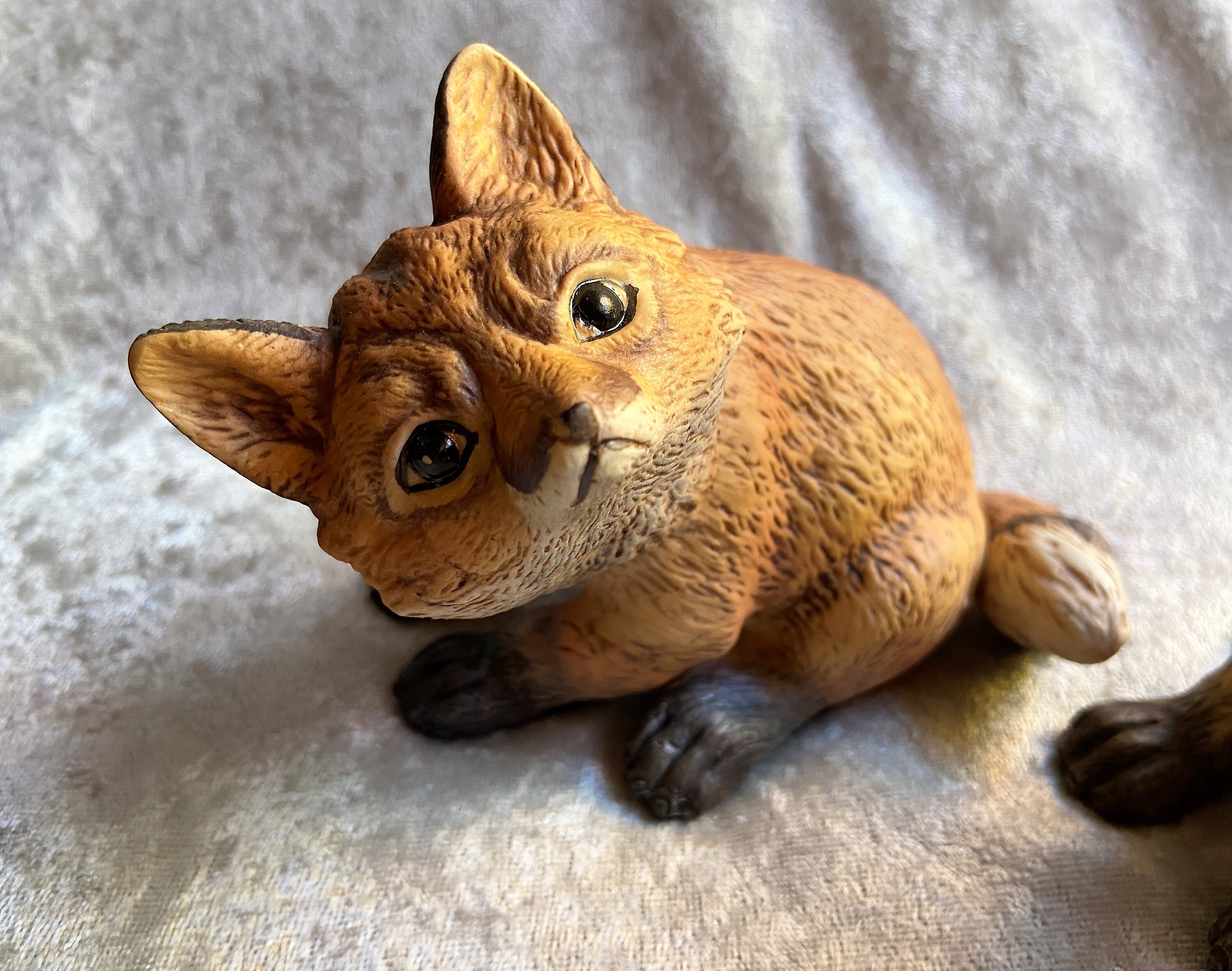 Vintage 1979 Roscoe the Red Fox Kit Ceramic Figurine, the Wildlife ...