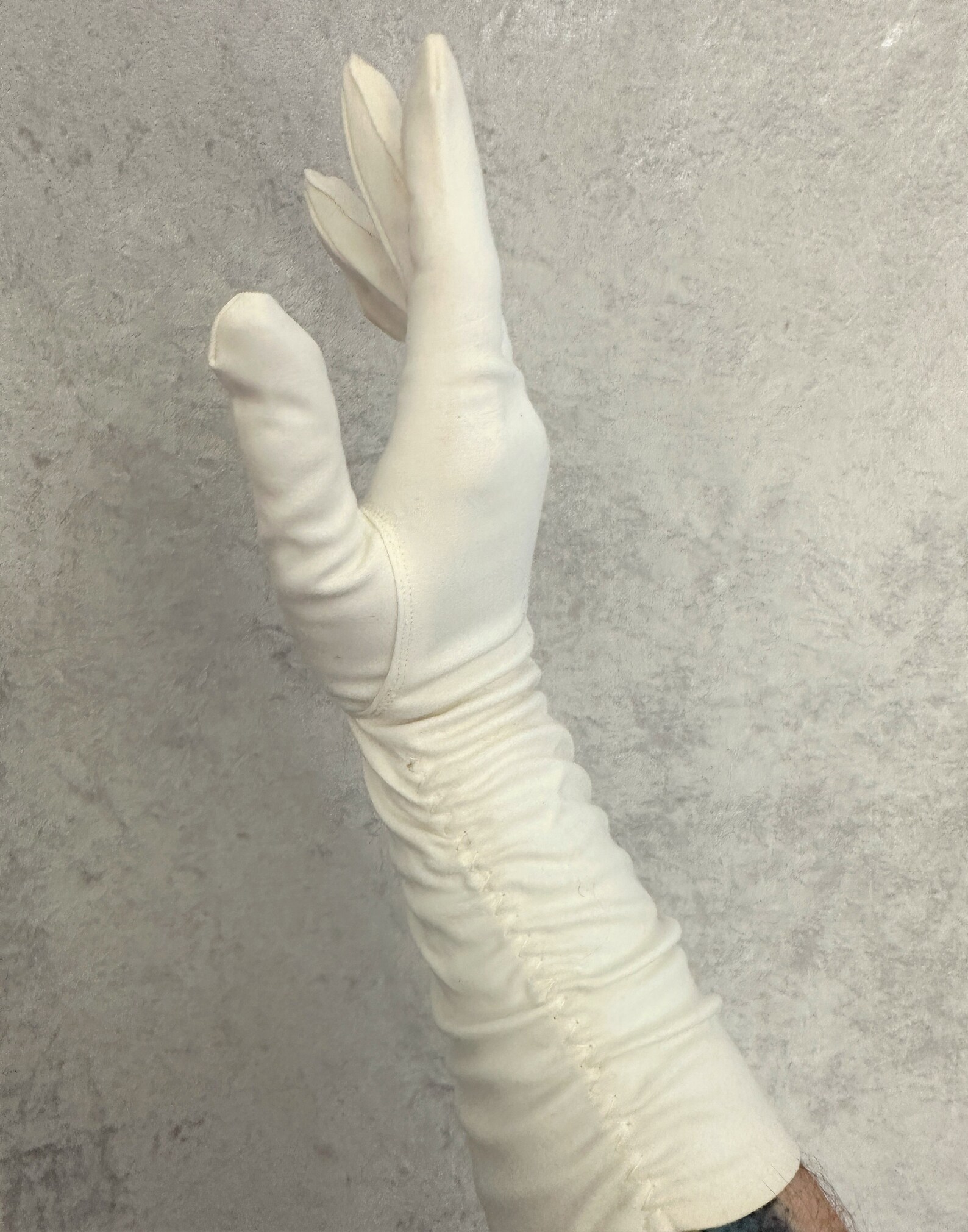 Vintage Long White Formal Gloves - Etsy