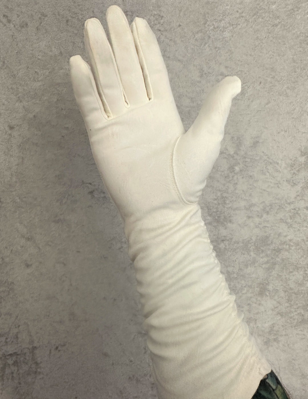 Vintage Long White Formal Gloves - Etsy