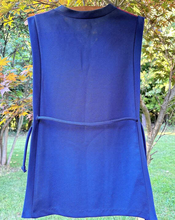 Vintage 1970s Open Side Vest, Tunic Vest, Tunic Top - Gem