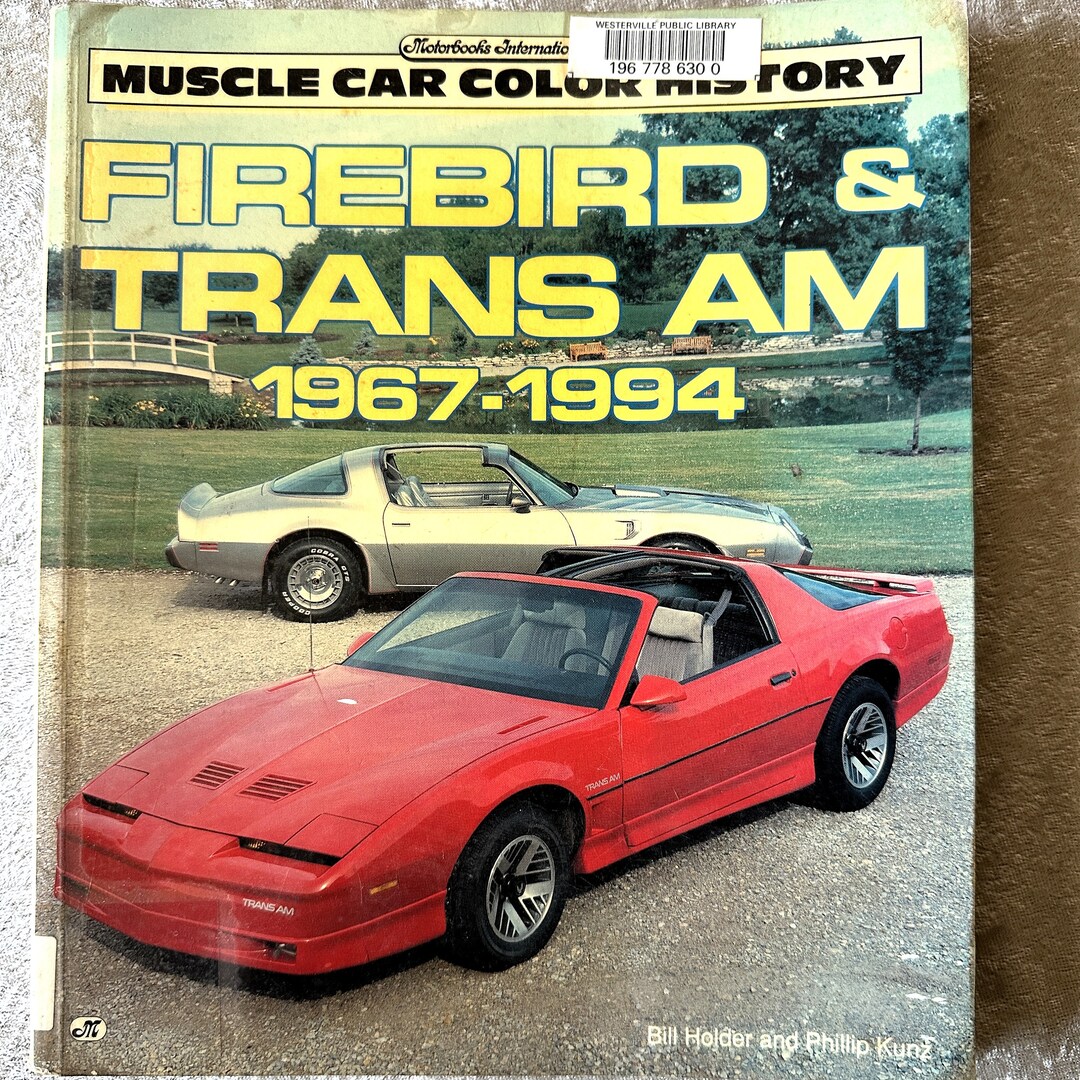 Vintage Firebird and Trans Am Muscle Car History Book - Etsy