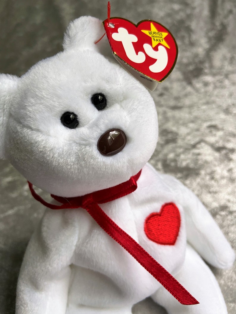 Vintage Ty Valentino Bear, Beanie Baby Bear, Collectible Toy - Etsy