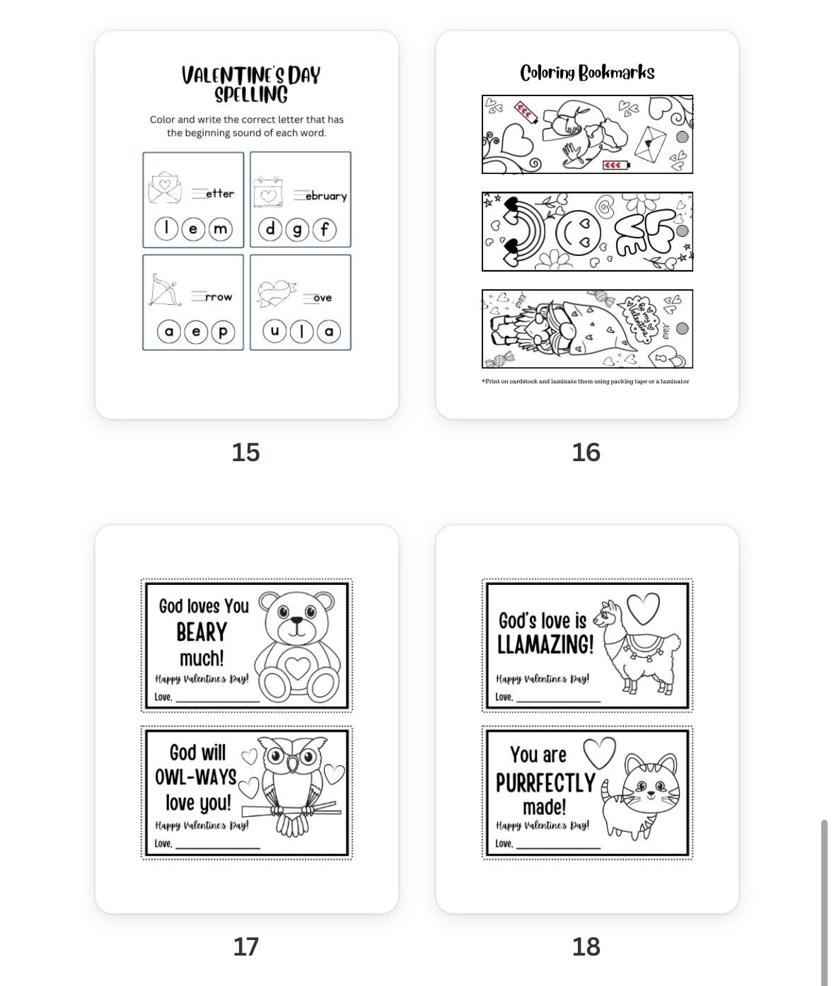 Valentines Day Activity Book - Etsy