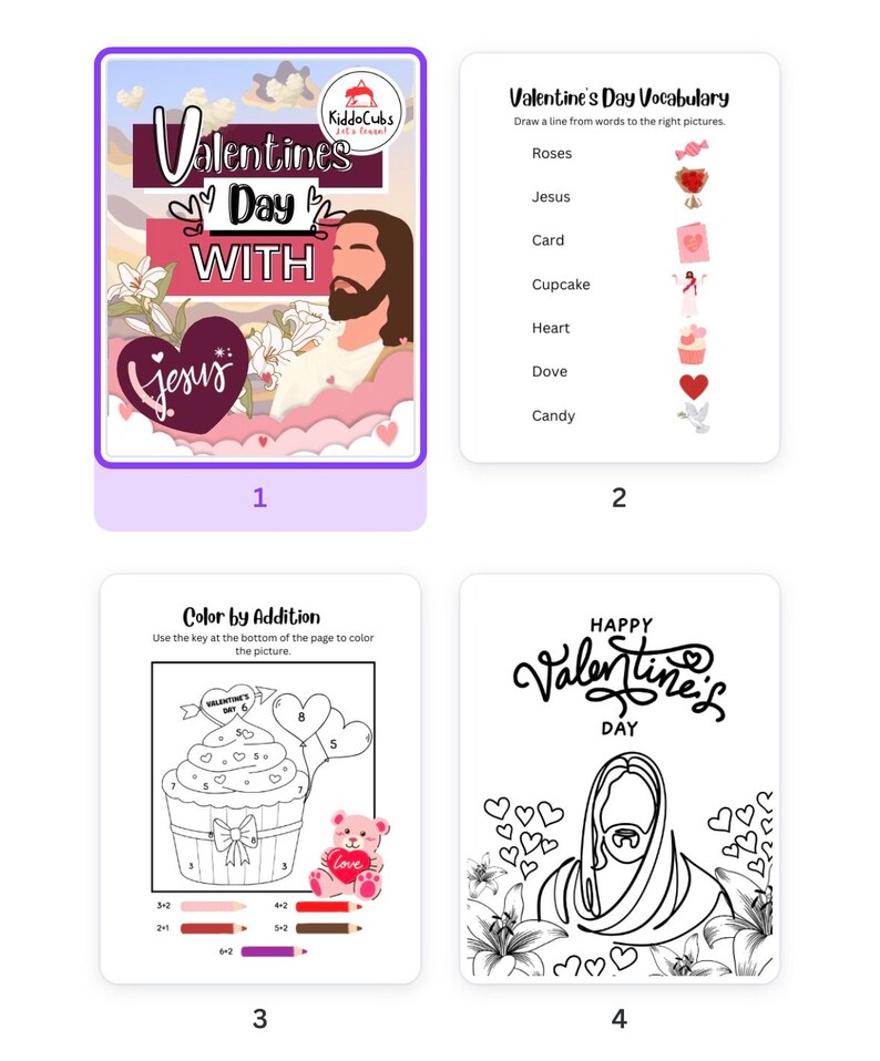 Valentines Day Activity Book - Etsy