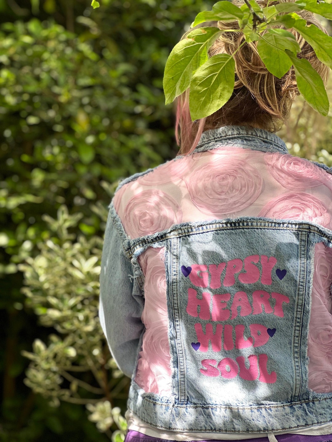 Fairy Jacket, Preloved Denim Jacket, Altered Couture, Upcycled Denim ...