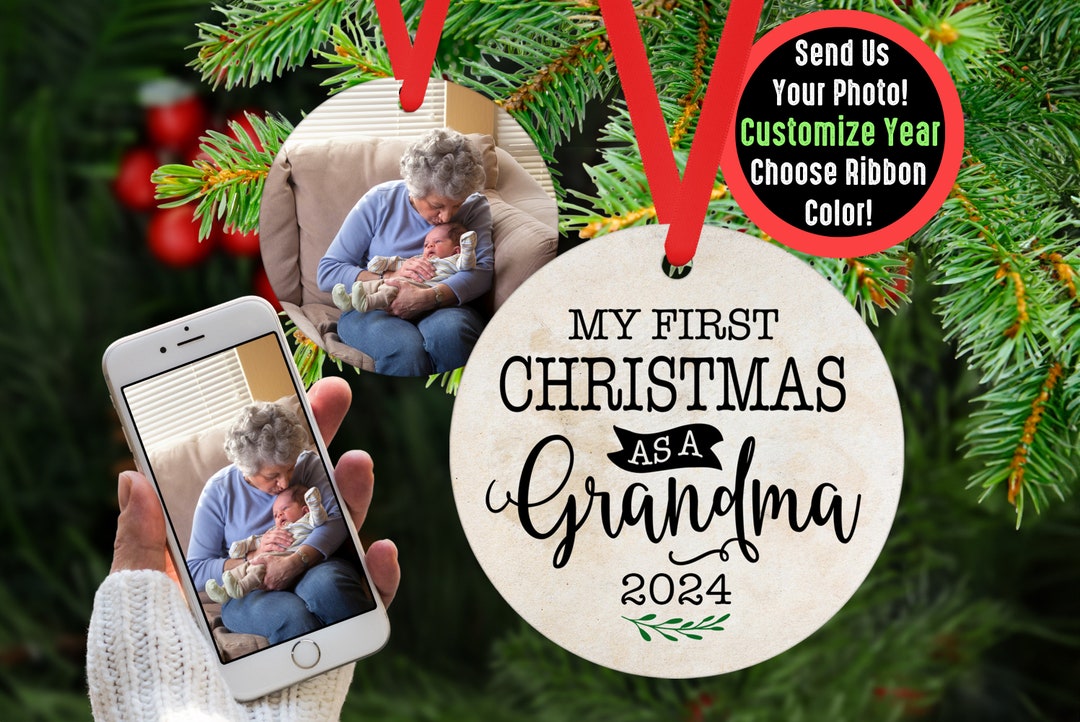New Grandma Ornament, Grandkids Ornament From Grandchildren, Grannie ...