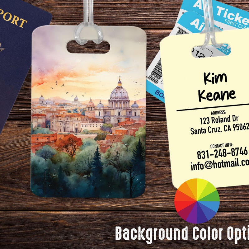 Italy Luggage Tags - Etsy