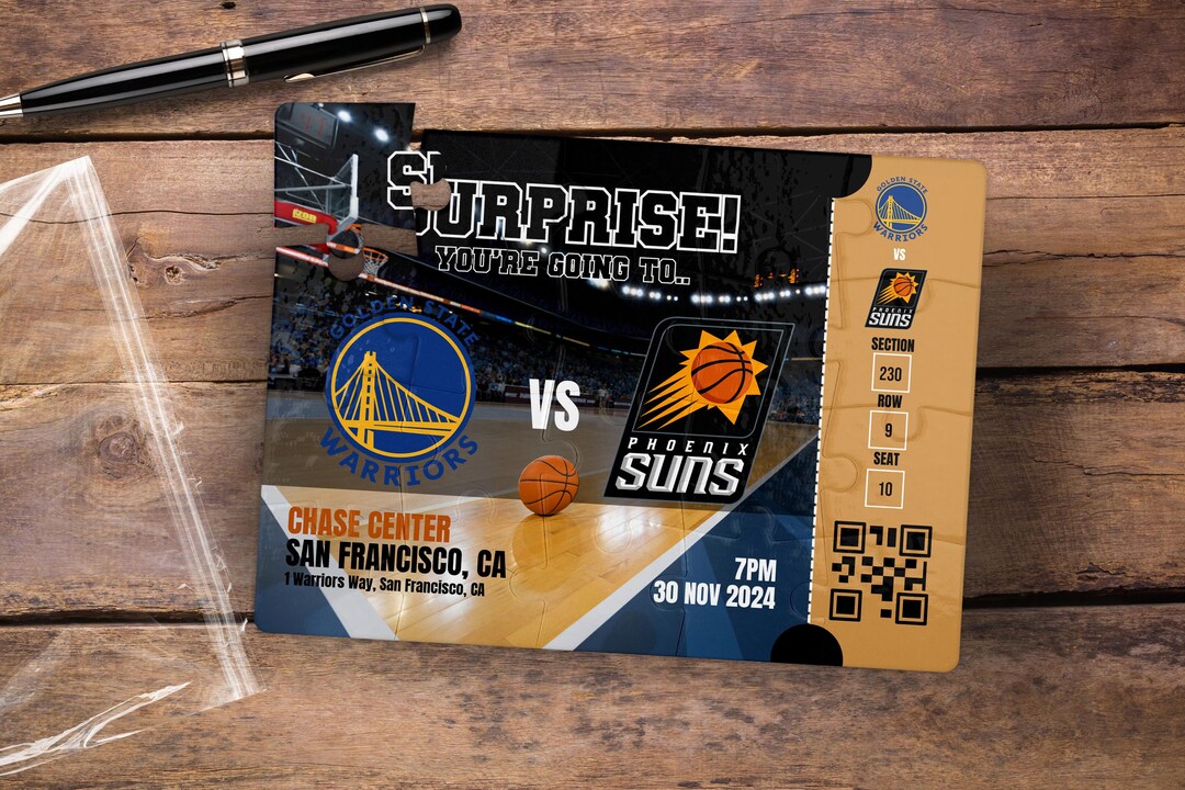 Basketball Person Custom Event Ticket Surprise Trip Puzzle College ...