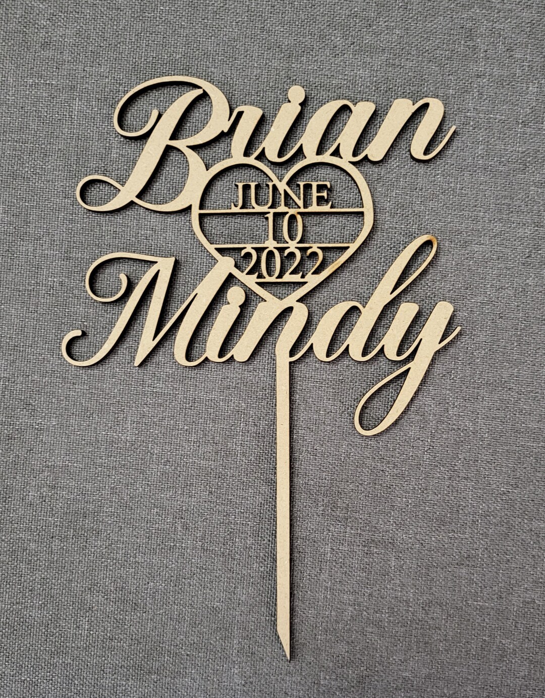 Laser Cut Wedding Cake Topper Personalized Cake Topper - Etsy