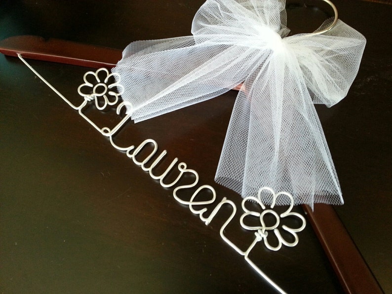 Personalized Flower Girl Hanger: Custom Wedding Keepsake - Etsy
