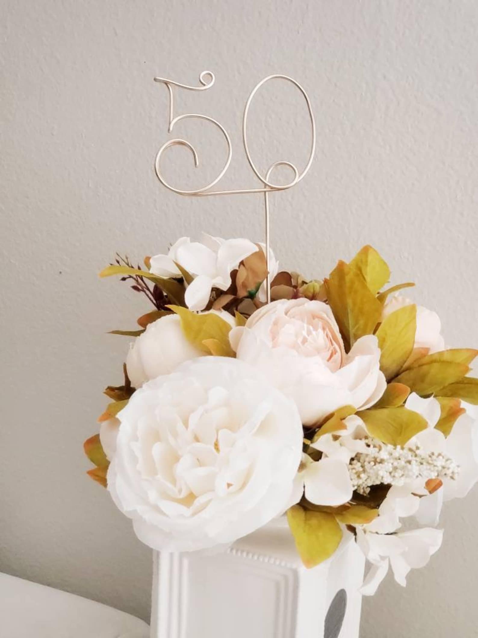 Wedding Reception Wire Table Number/ Rustic Wedding | Etsy
