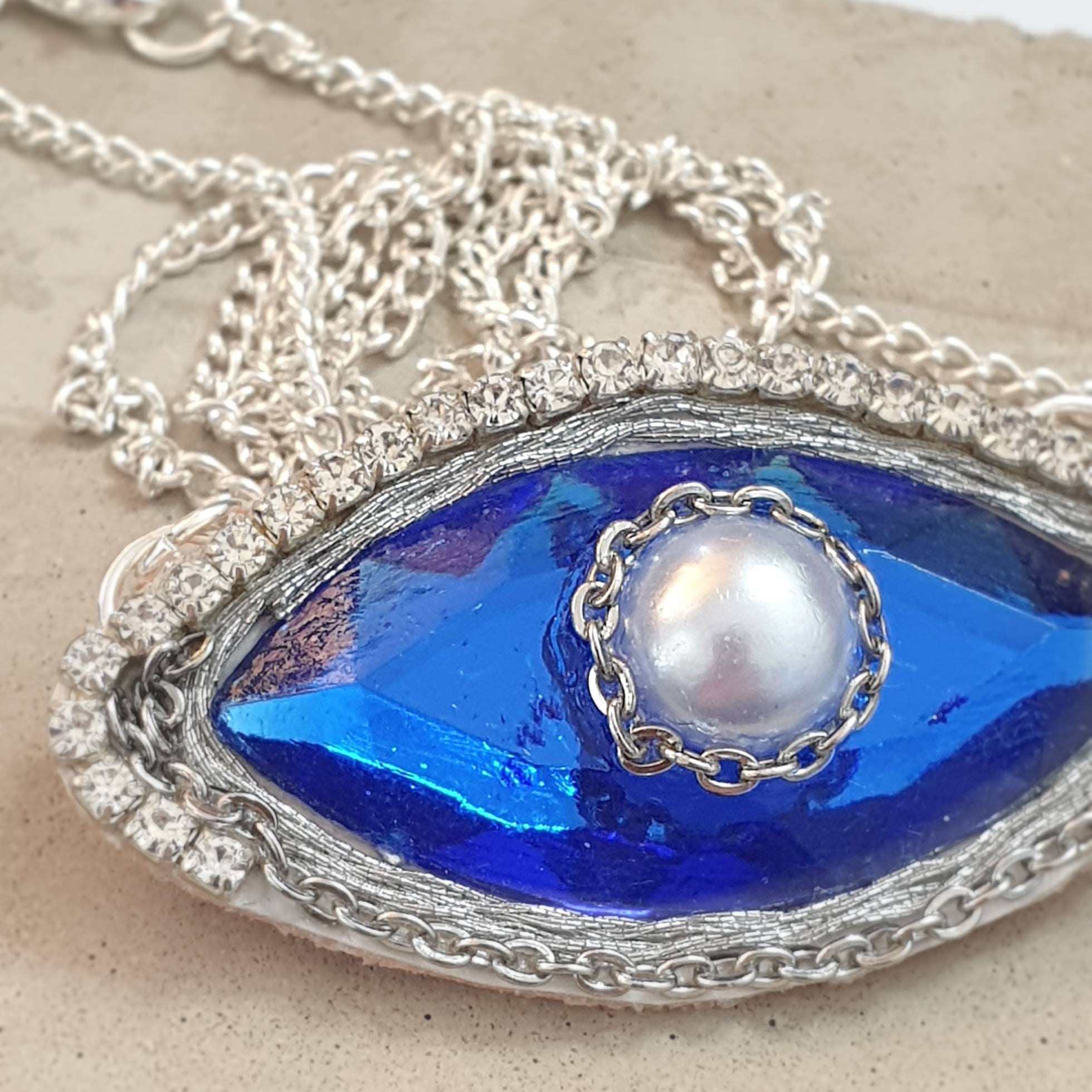 Eye Pendant Handmade Necklace - Etsy UK