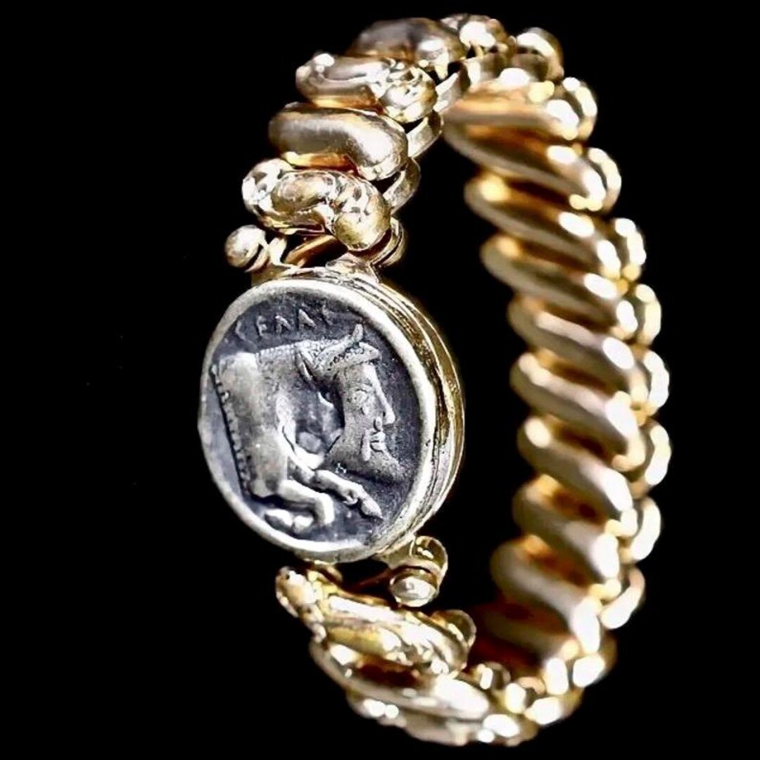 Vintage Mythological Centaur Horse Coin Expansion Bracelet - Unique ...