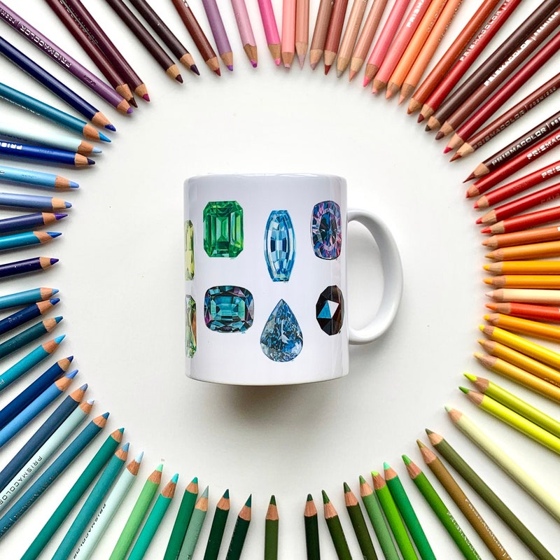 Mineral Crystal Coffee Mug - Etsy