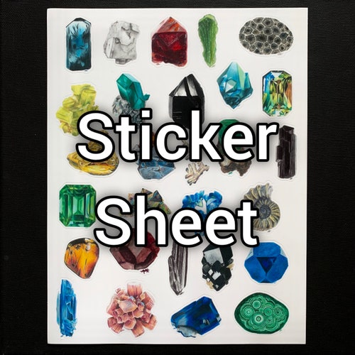 Crystal Identification Printable Crystal Properties | Etsy