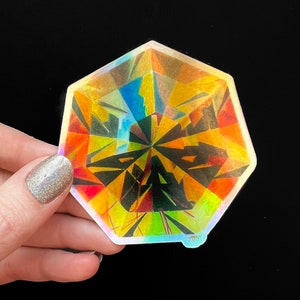 Holo Sticker Mineral Rainbow Gemstones Birthstone Gifts for - Etsy