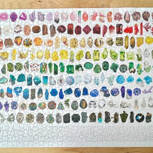 Crystals and Minerals Jigsaw Puzzle: 1000 Piece Puzzle - Etsy